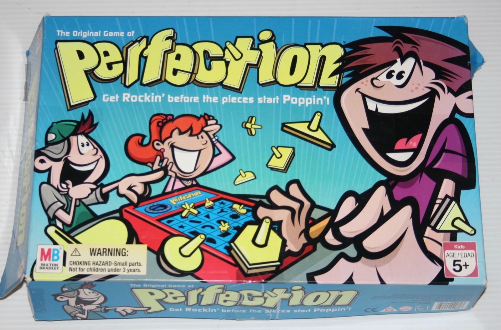 2006 Milton Bradley Perfection Game - 100% Complete with Instructions ...