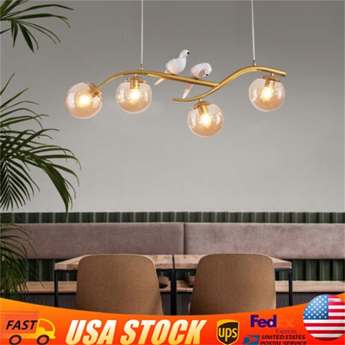 Adjustable 4-Light Double-Birds Chandeliers Modern Ceiling Fixtures ...