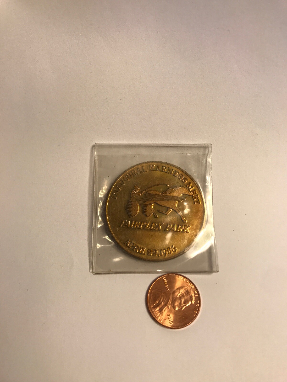 LA County Fair Fairplex Park 1986 Inaugural Harness Meet Horse Racing ...