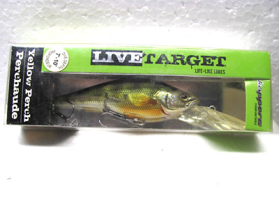 New in the Package Live Target in Yellow Perch; 3 5/8 inches, 11/16 oz ...