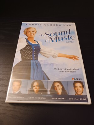 The Sound of Music Live! DVD (2013) Carrie Underwood new/sealed. 9/22 ...