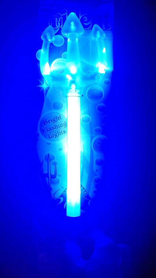 Light-Up Blue Trident for Aquaman 3 Modes Fast | Slow | Steady | eBay