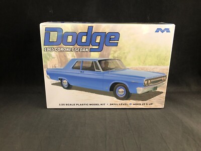 Moebius 1965 Dodge Coronet Sedan 1:25 Scale Plastic Model Kit 2461 NISB ...