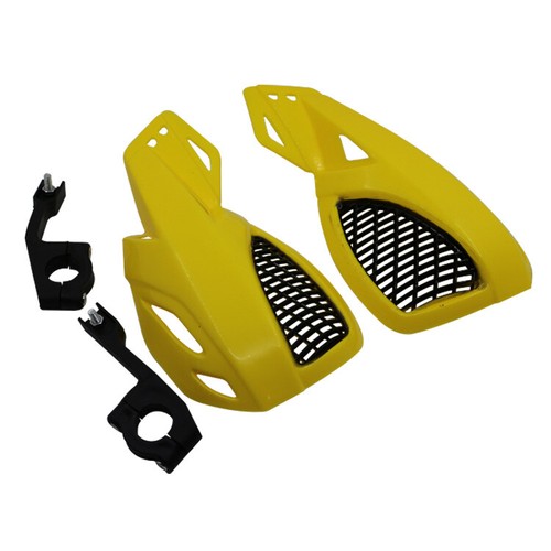 2pcs Motorcycle Yellow Hand Guards Handle Protector Handguard Scooter ...