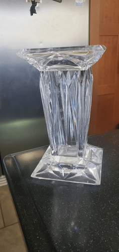 Crystal Clear Dual Use Candle Holder / Vase, Made by PartyLite, Turn ...