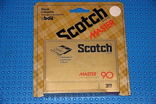 SCOTCH MASTER 90 C BOX ON CARD BLANK CASSETTE TAPE (1) (SEALED) | eBay