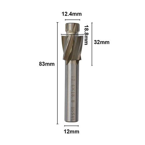 HSS Flachsenker mit Führungszapfen 4-Blatt M3-14 Zapfensenker ...