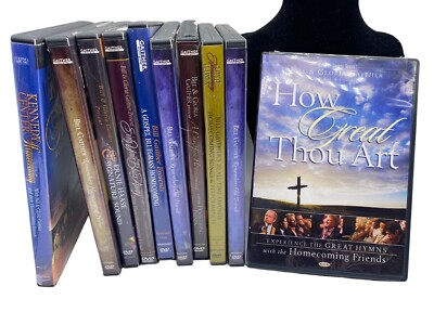 Gaither Vocal Band DVDs Set Lot 10 Bill & Gloria Homecoming Gospel ...