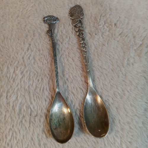 Vintage Holland Dutch Sugar Spoons Set Of 2 Delicate Small | eBay