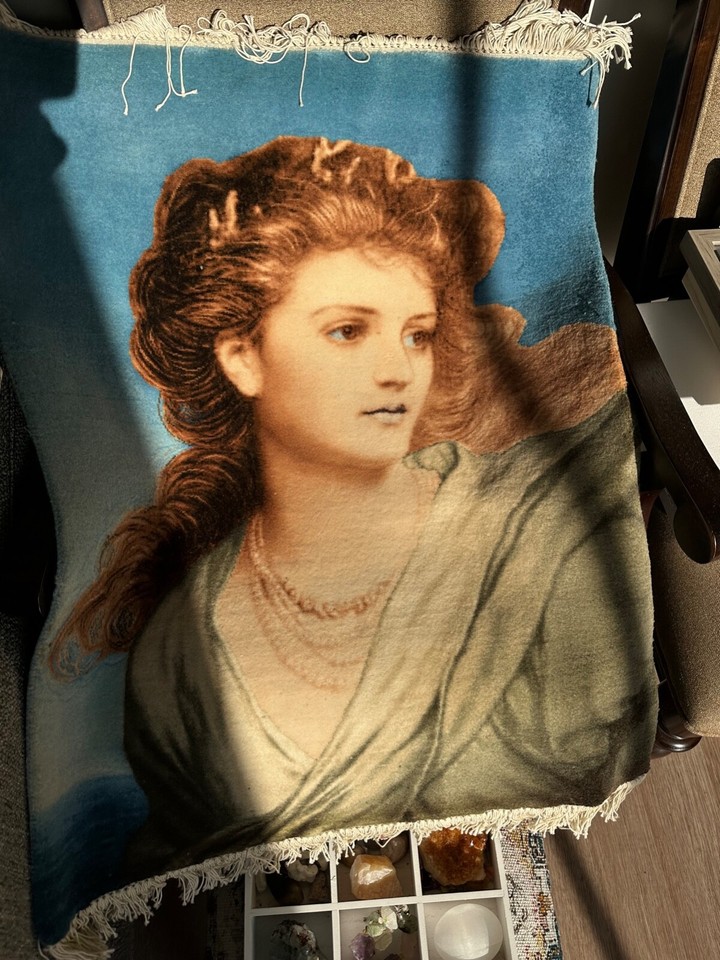 Maria Macdolena portrait on antique carpet picture - gabilen - need to ...