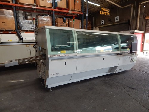 ELECTROVERT SPEEDLINE TECHNOLOGIES ELECTRA 500/F WAVE SOLDER MACHINE ...