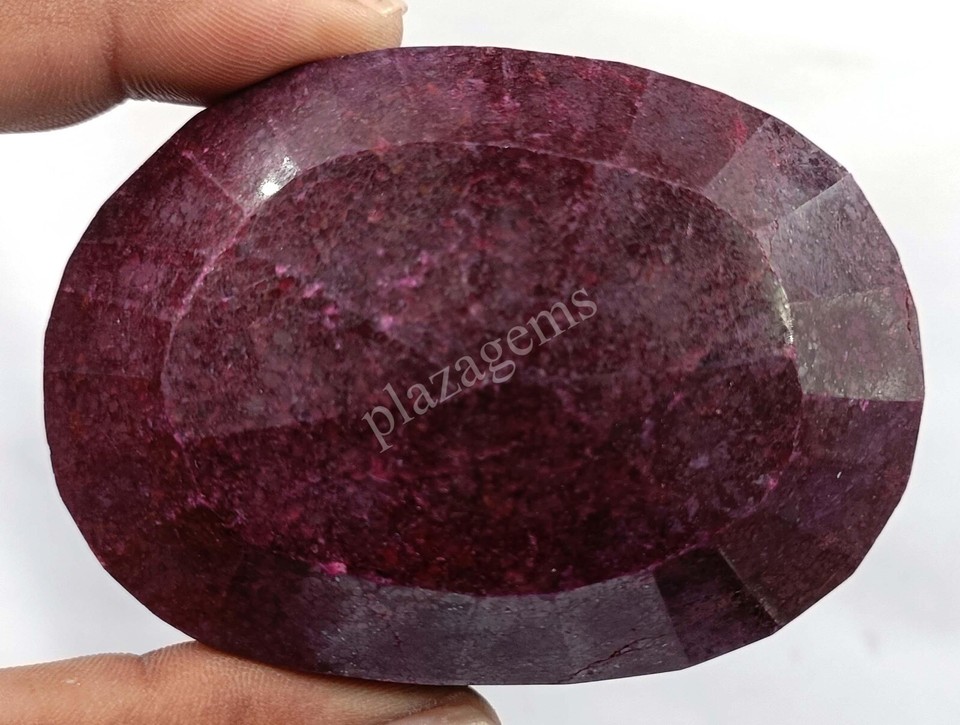 1315.5 CT Oval Shape Natural Red Ruby EGL Certified Opaque Loose Gems ...
