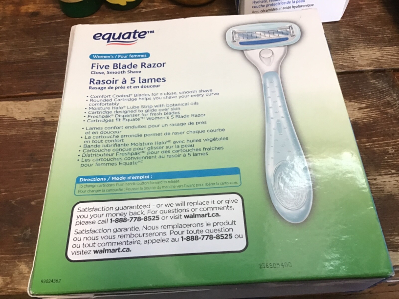 Equate Woman’s five blade razor 1 razor 12 Cartridges new box | eBay