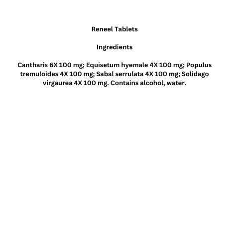 Reneel Heel 50 Tablets – Kidney & Urinary Support | German Formula ...