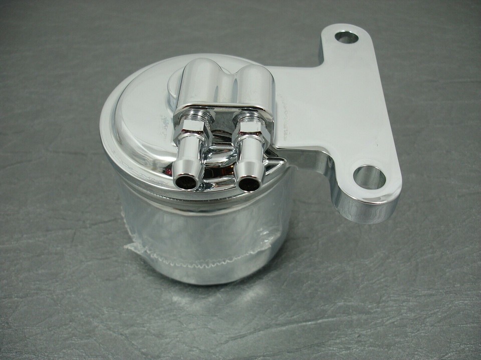 BRACKET OIL FILTER HARLEY PANHEAD SHOVEL SPORTSTER EVO UNIVERSAL SPIN ...