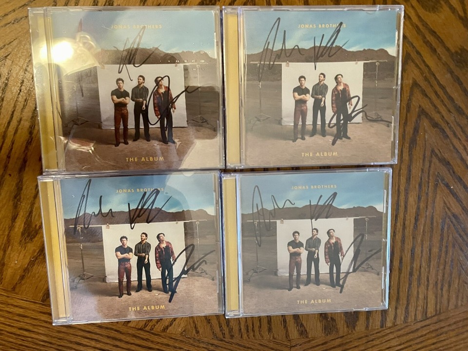 Jonas Brothers The Album SIGNED Sealed CD Full Band “Nick Joe Kevin ...