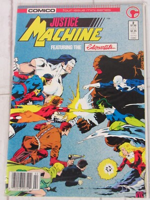 Justice Machine featuring the Elementals #2 June 1986 Comico | eBay