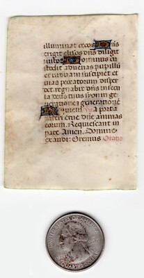Books & Manuscripts - Vellum Manuscript