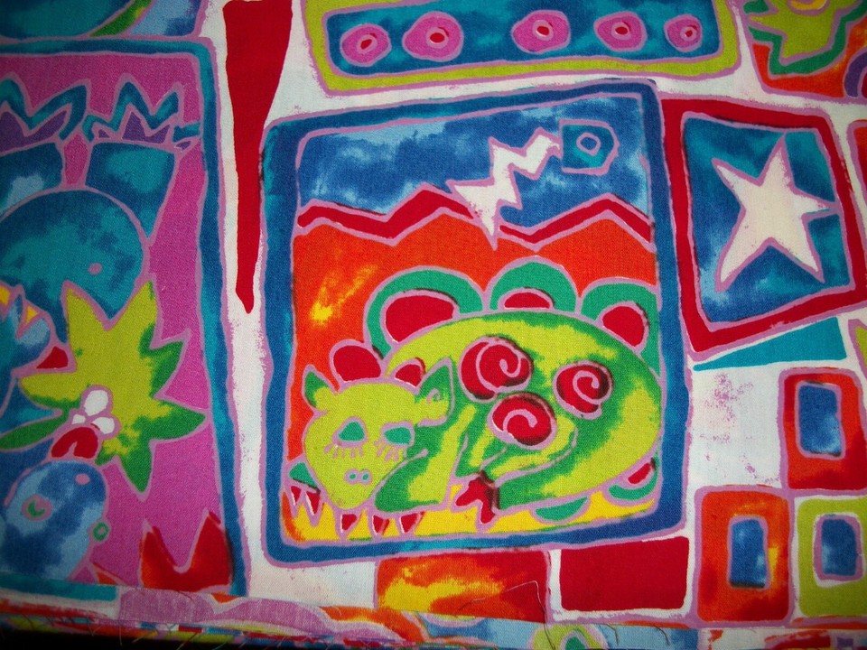 Dino's Do Lunch~~Alexander Henry~~Bright Fun Dinosaurs~~18 X 43 | eBay