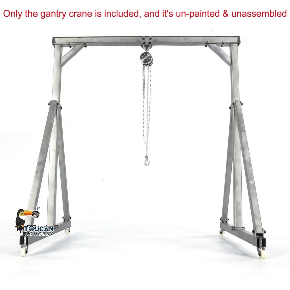 JDModel Metal Gantry Crane Mini Mobile Gantry Lifting Crane 1/10 for RC Truck | eBay