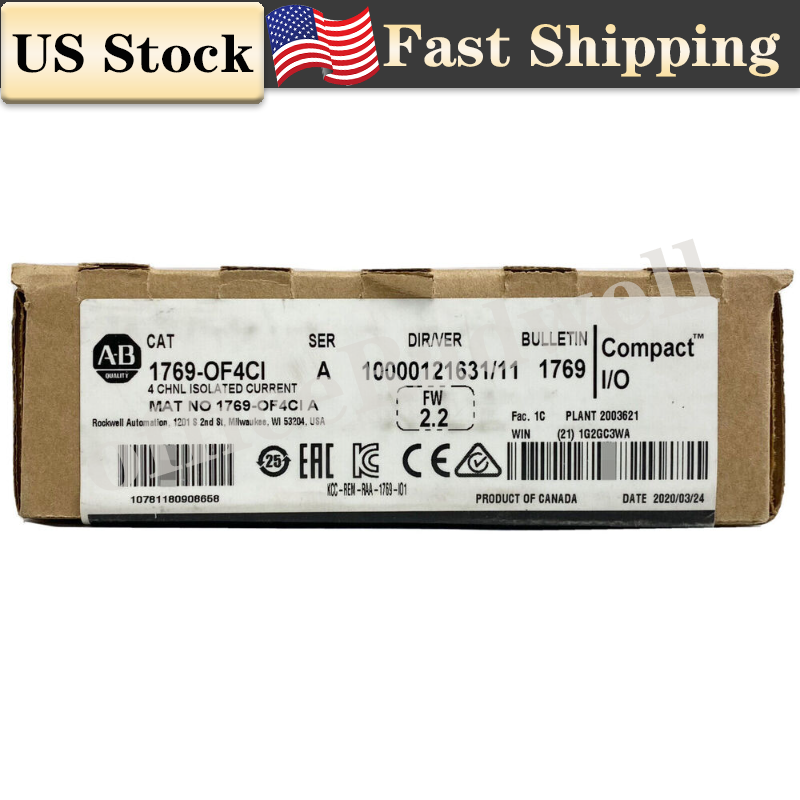 1769-OF4CI Allen-Bradley CompactLogix 4 Pt A/O Current Module New ...