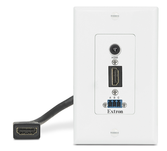 Extron WPD 110 A HDMI w/Audio Captive Screw and Control; White 70-726 ...