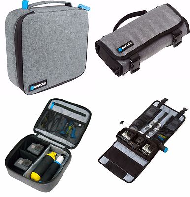 GoPole Trekcase Venture Case Zip Bag Weather Resistant GoPro Fishing ...