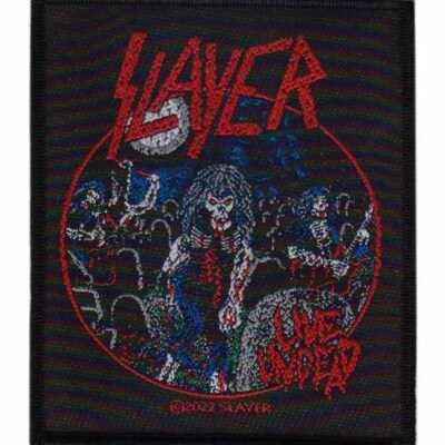 Slayer Live Undead Patch Official Thrash Metal Band Merch | eBay Australia