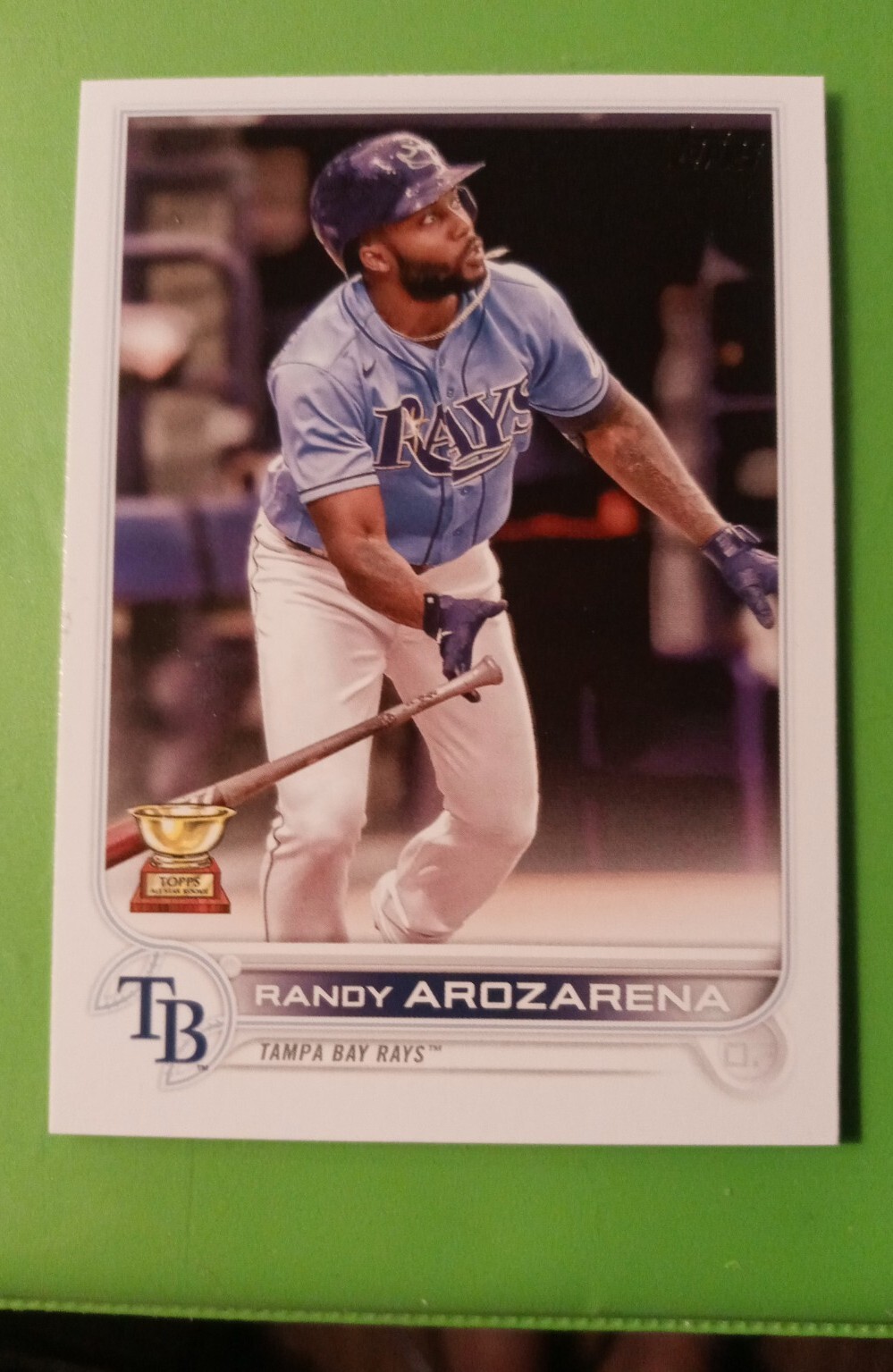2022 Topps Series 1 Randy Arozarena Rookie Cup Card #196 Tampa Bay Rays ...