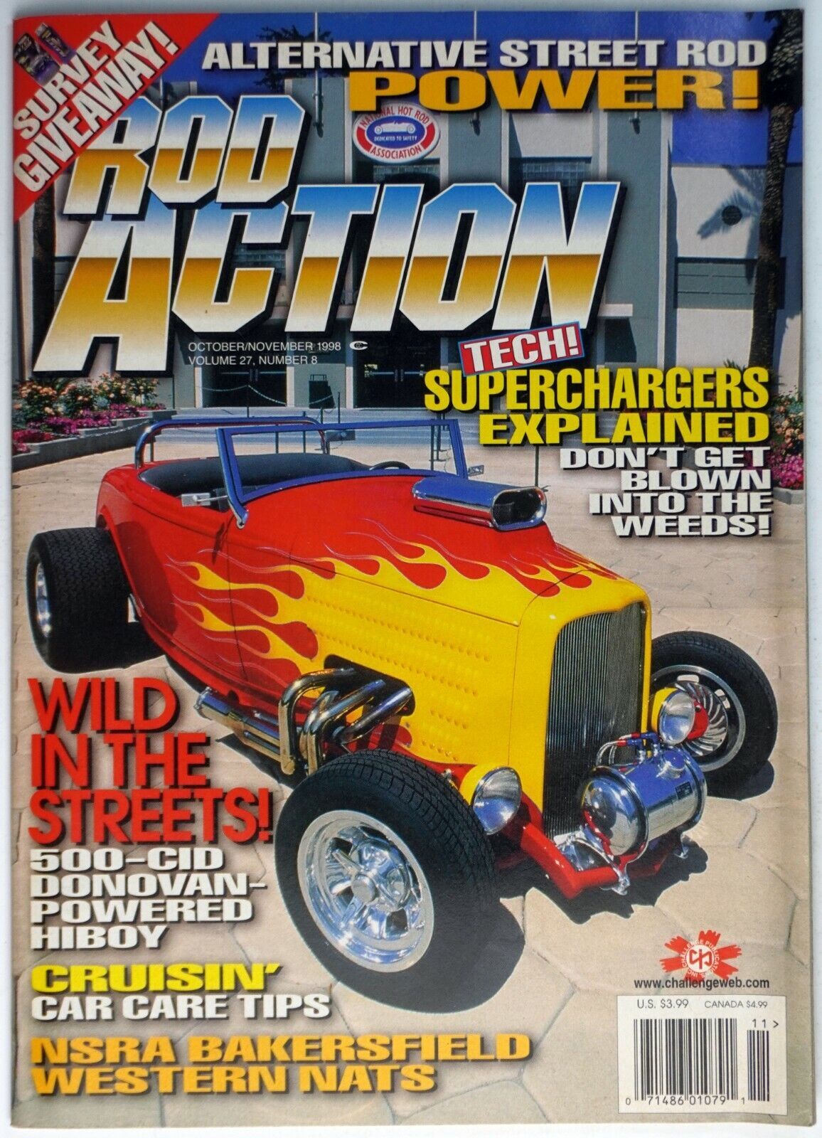 Rod Action Magazine October November 1998 Hot Street Machines ...