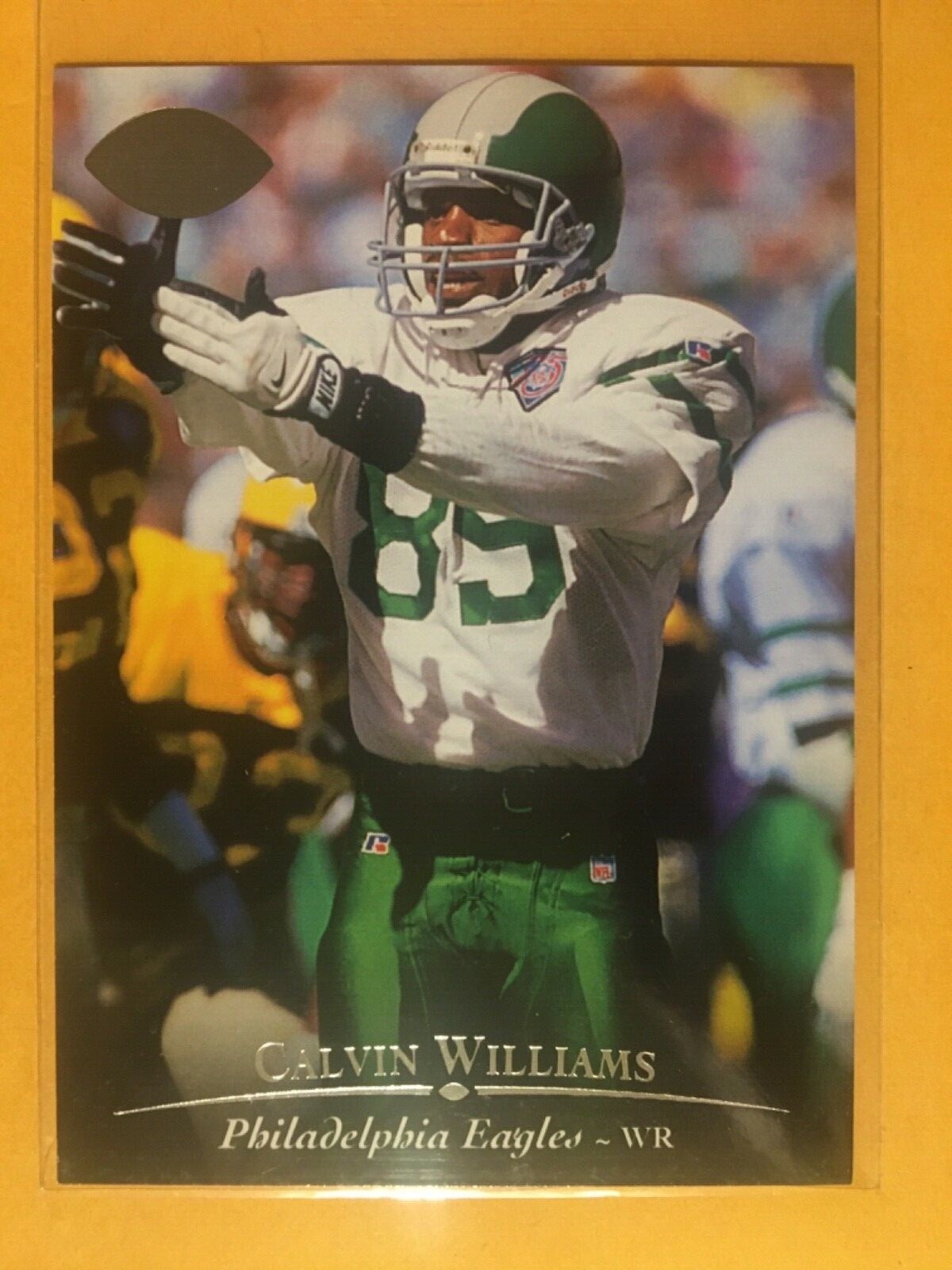1995 Upper Deck Electric Silver Eagles Calvin Williams Football Card ...