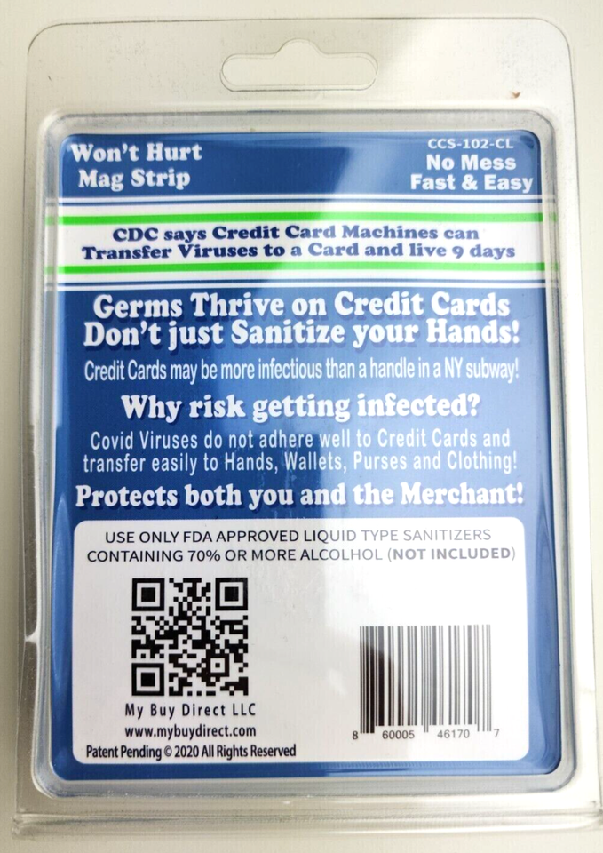 Personal Credit Card / Debit Card Cleaner Kit for your wallet | eBay