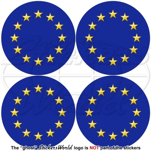EUROPE European Union Flag Roundels EU 50mm(2") Bumper-Helmet Stickers ...