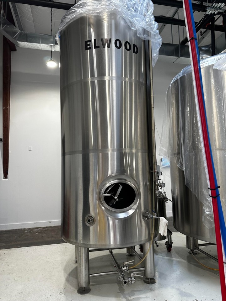 Used 40bbl (1240 gal) Bespoke Glycol Jacketed Brite tank | eBay