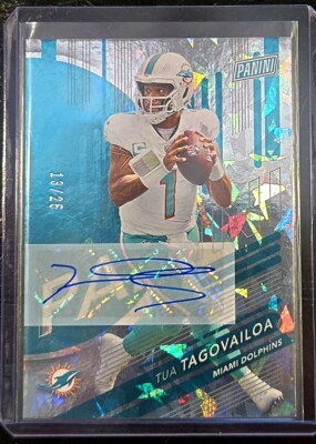 2024 Panini Silver National Tua Tagovailoa #11 Cracked Ice 13/25 ...