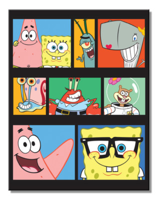 SpongeBob Friends Cartoon Tin Metal Sign Man Cave Kids Room Garage ...