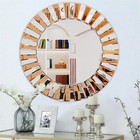 High-grade Contemporary Decor Wall Mirror Round Starburst Mirror ...