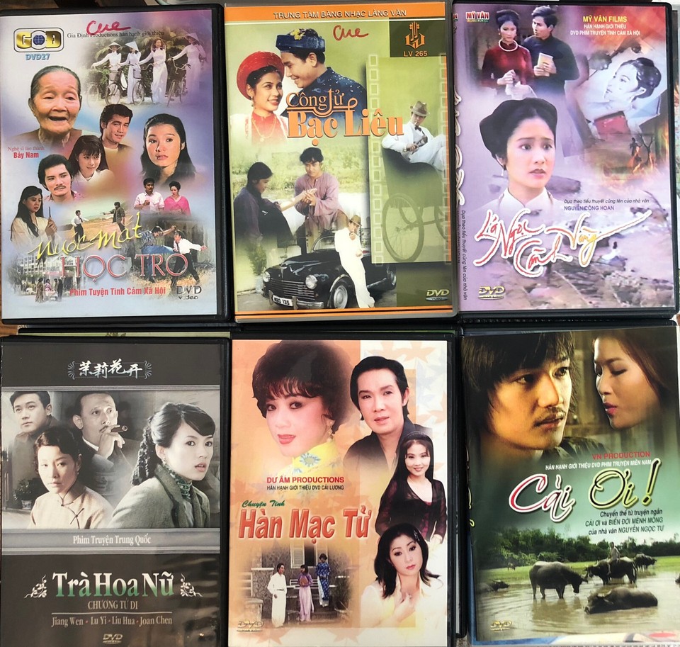 Vietnamese Language Movie/TV DVDs 1975 - Lot of 30+ Titles - My Van ...