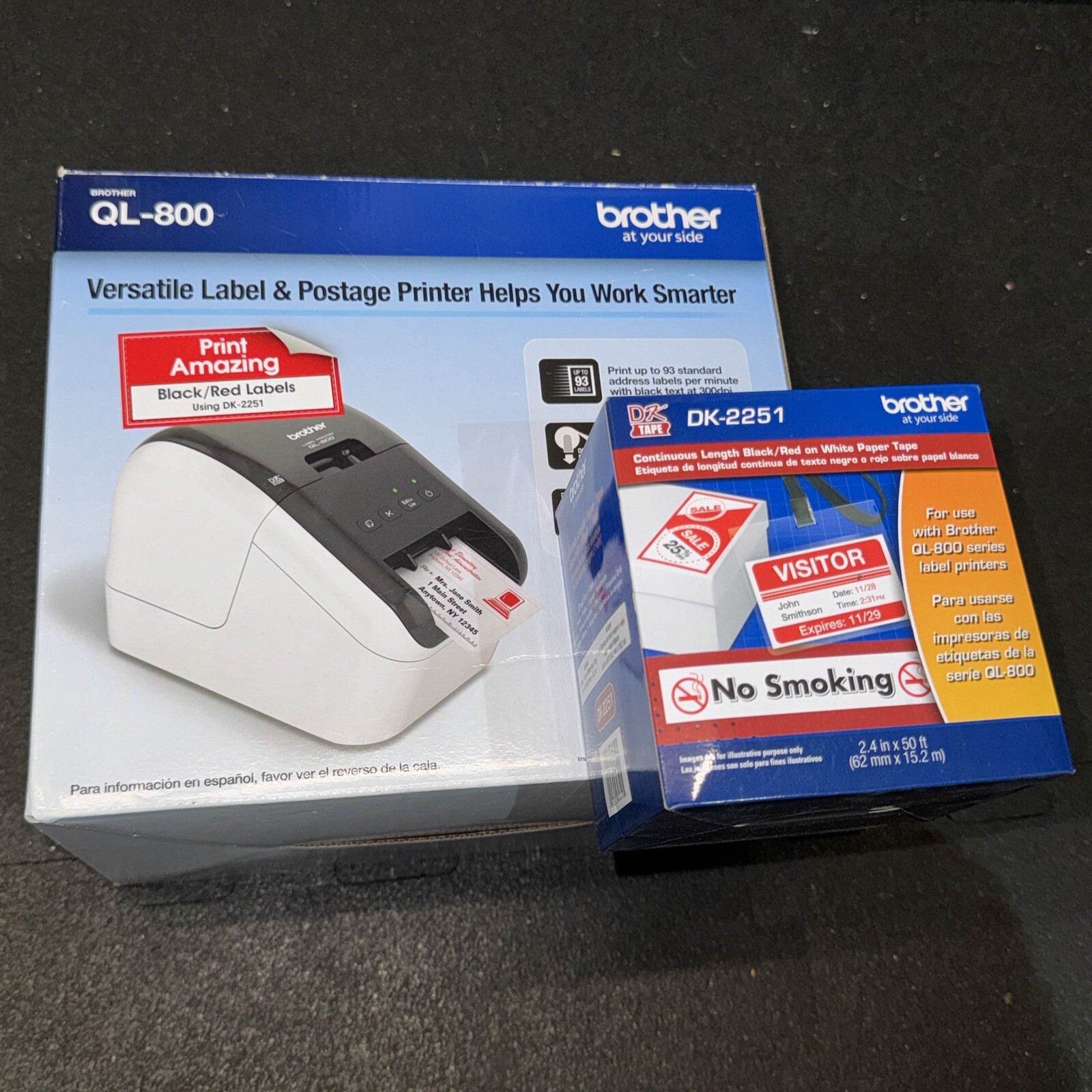 Brother QL-800 High-Speed Professional Label Printer With Additional ...