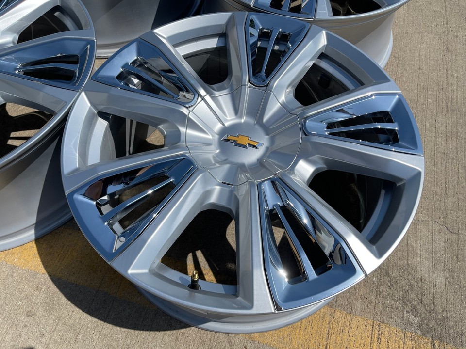 22" Chevy Tahoe RST OEM wheels rims 96951 Silverado Suburban 2023 2024 ...