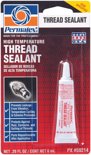Permatex High Temperature Thread Sealant 6 ml Tube 59214 | eBay