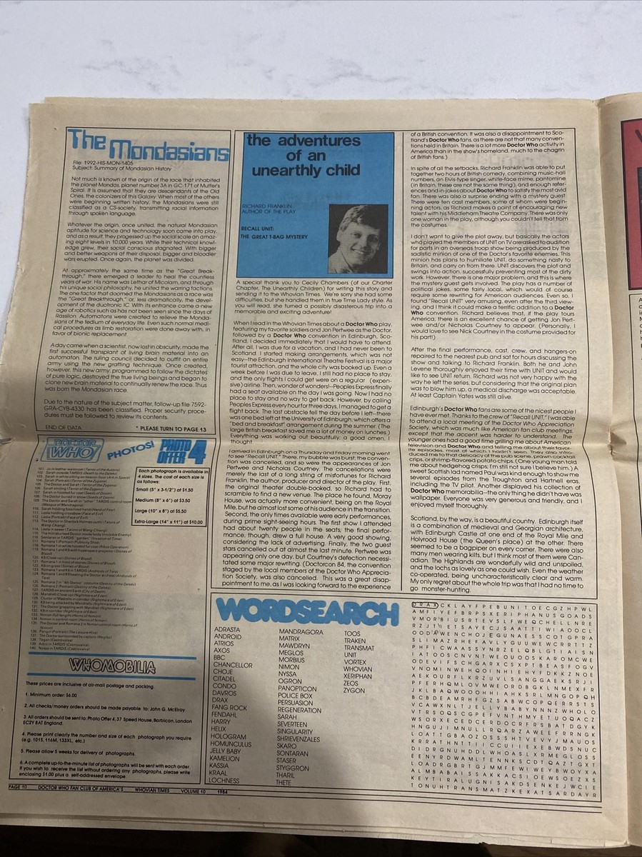 Whovian Social Order