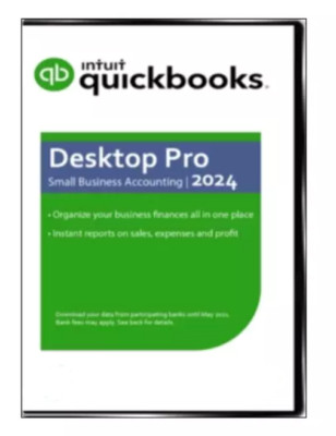 INTUIT QUICKBOOKS DESKTOP PRO 2024 FULL US VERSION =LIFETIME LICENSE= 3 ...