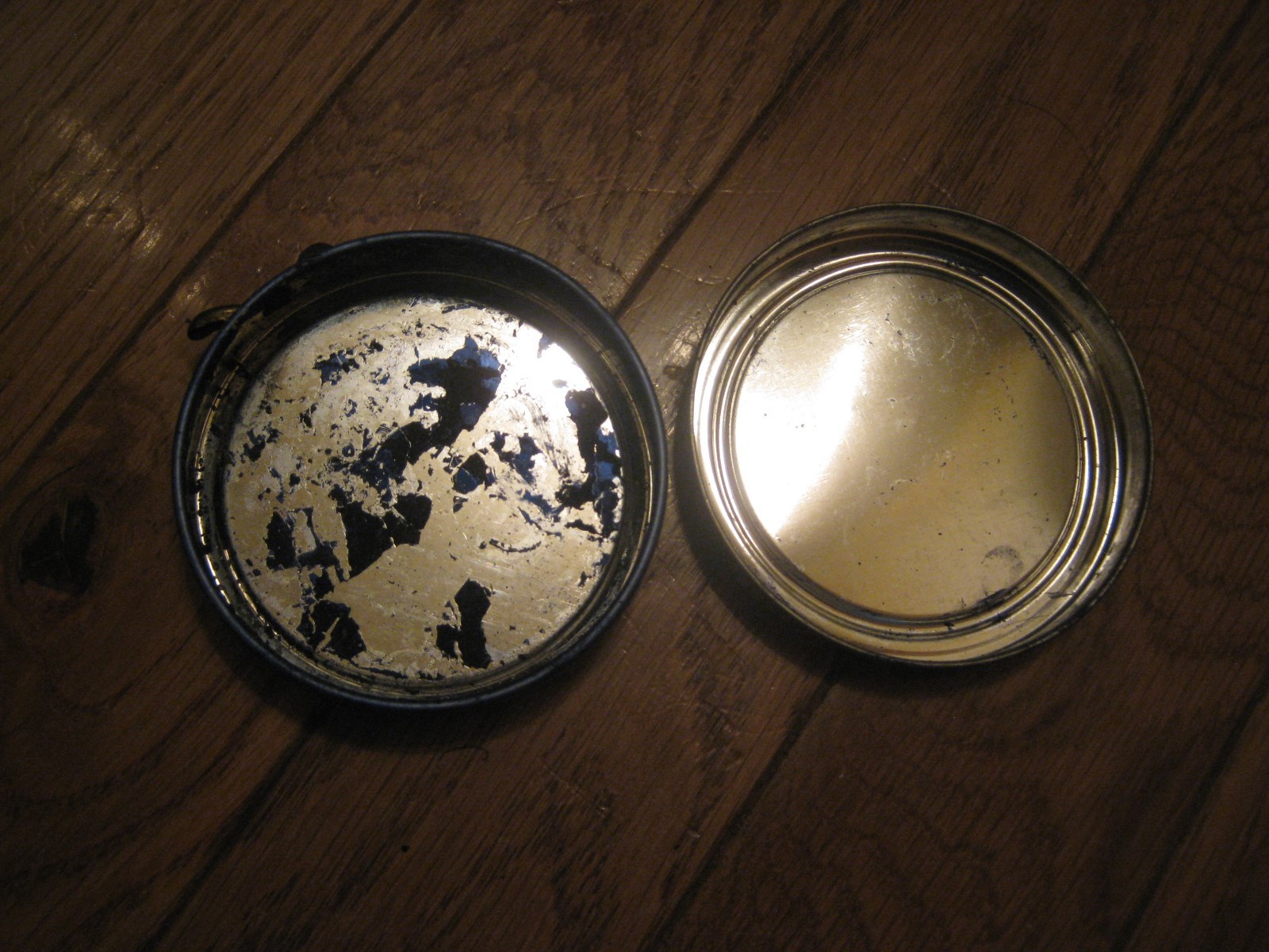 Vintage Kiwi Mid Tan Boot Polish Wax Shoe Polish Advertising Tin Empty ...