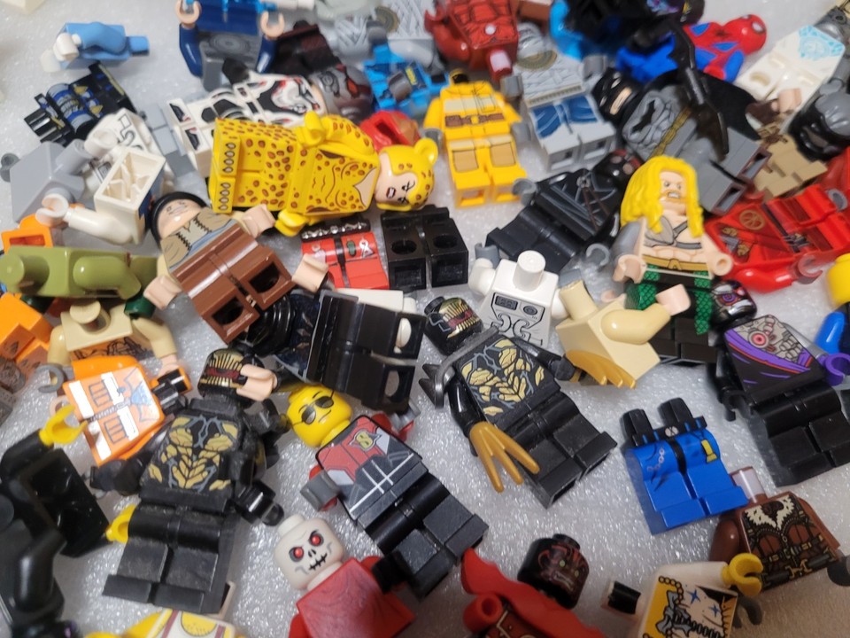 LEGO Minifigure Bundle Joblot Minifigures Spare Ninjago + Others Inc 58 ...