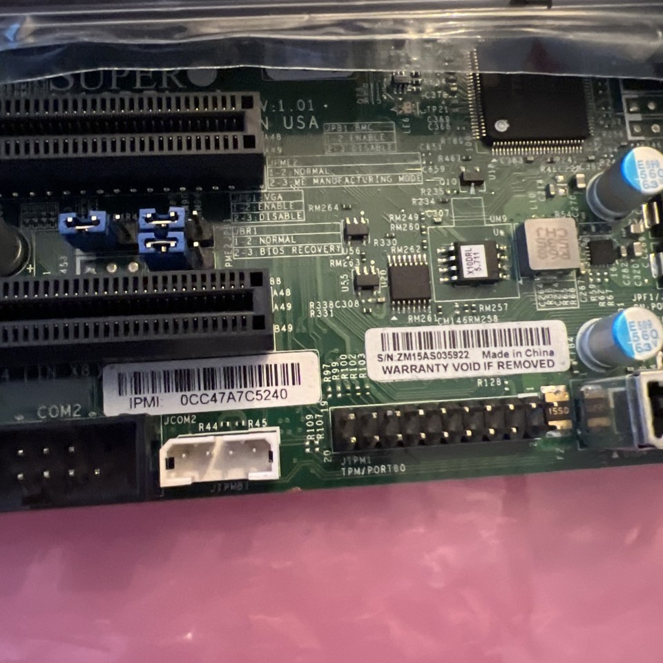 Supermicro X10DRL-i 2x E5-2630V3 2x16gb 2133 DDR4 RAM ATX Motherboard I ...