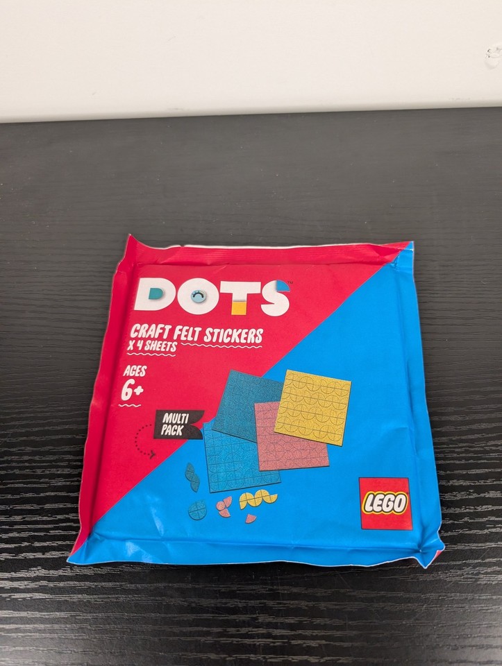 LEGO DOTS Craft Felt Stickers 4 Sheets Multi Pack Ages 6+ | eBay