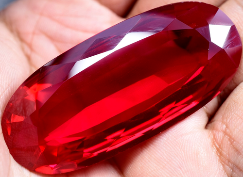 Natural 194.80 Ct Mogok Pink Huge Ruby Sparkling GGL Certified Loose ...