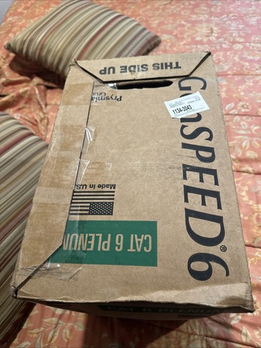 genspeed cat6 Blue Two Boxes 1000ft & Another 400ft Cat6 Plenum ...