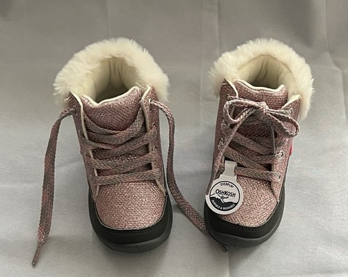 OshKosh B'Gosh Ramira 6M Toddler Girls Fashion Boots PINK Sparkly w ...